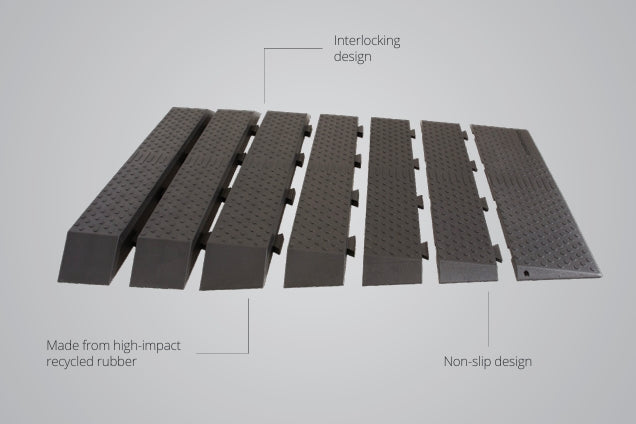 Pride Rubber Threshold Ramps – Mobility Solutions Centre